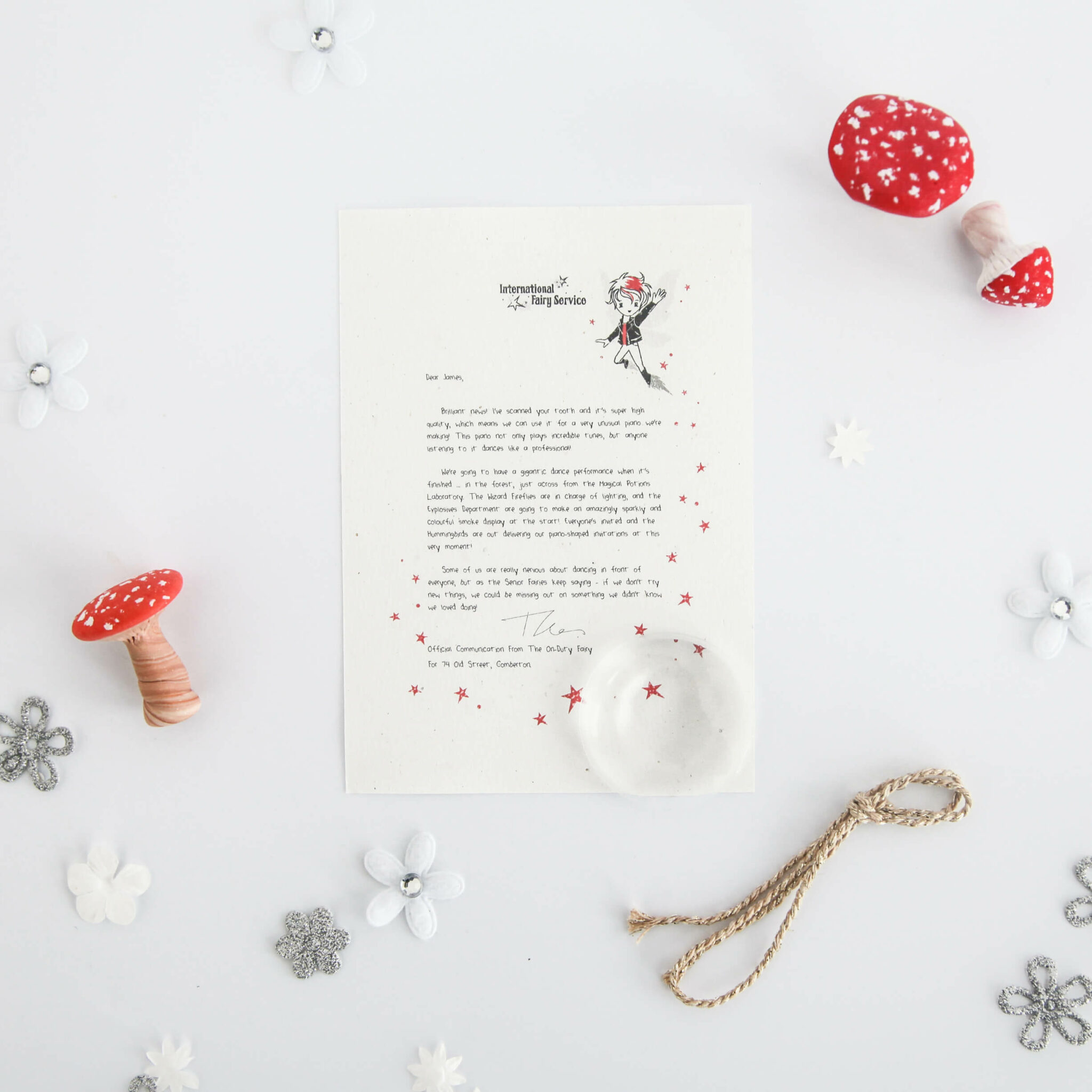 Tooth Fairy Letters No. 10 - Trying New Things - International Elf Service