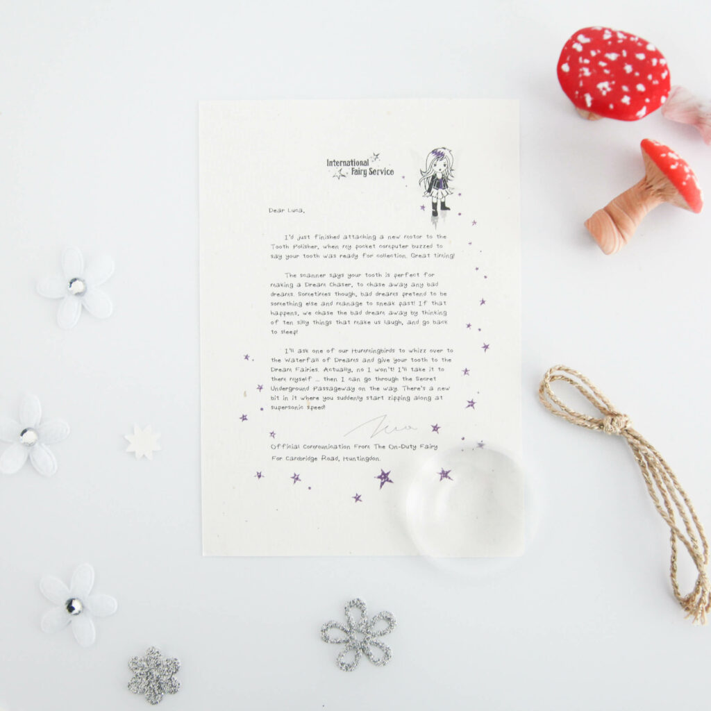 Tooth Fairy Bundle of Five Letters - No. 01 - International Elf Service