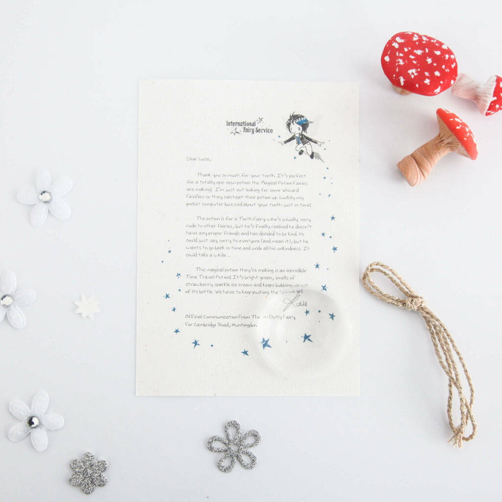 Tooth Fairy Bundle of Five Letters - No. 01 - International Elf Service