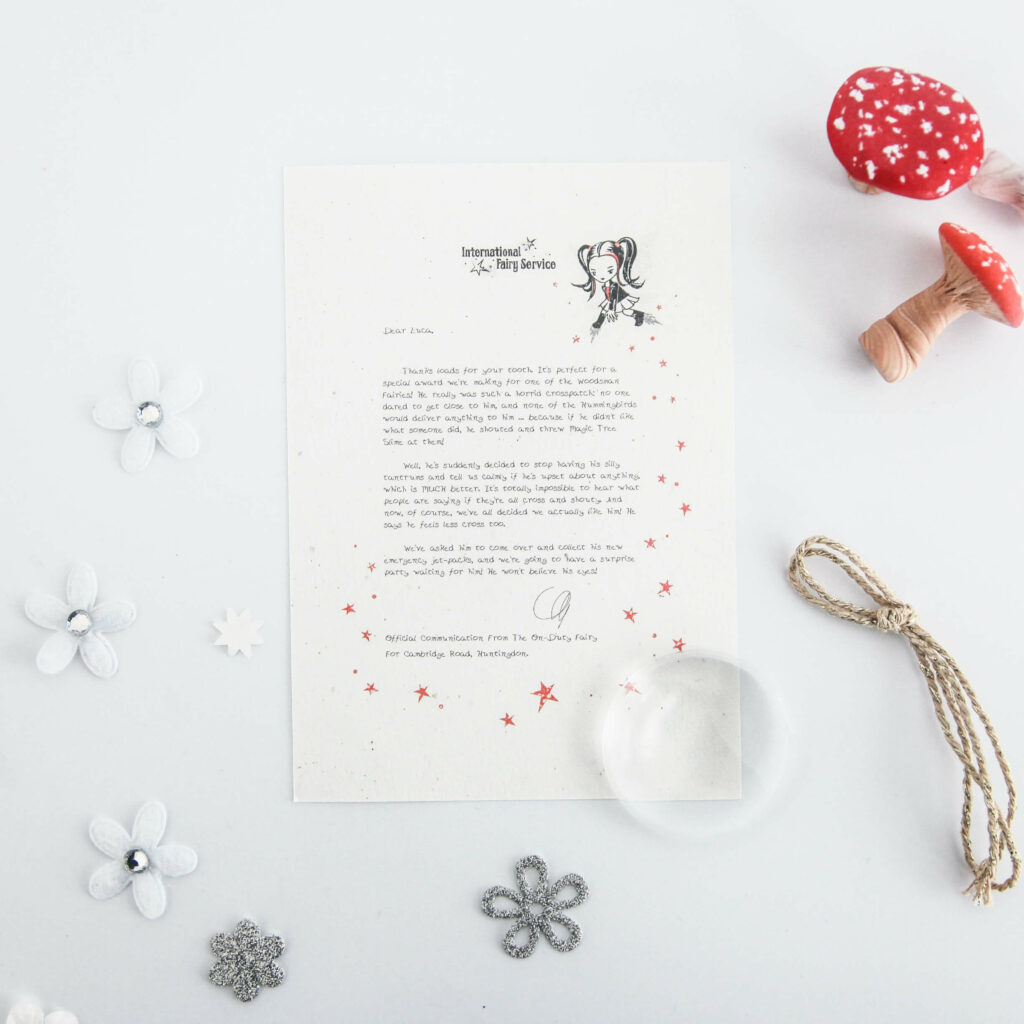 Tooth Fairy Bundle of Five Letters - No. 01 - International Elf Service
