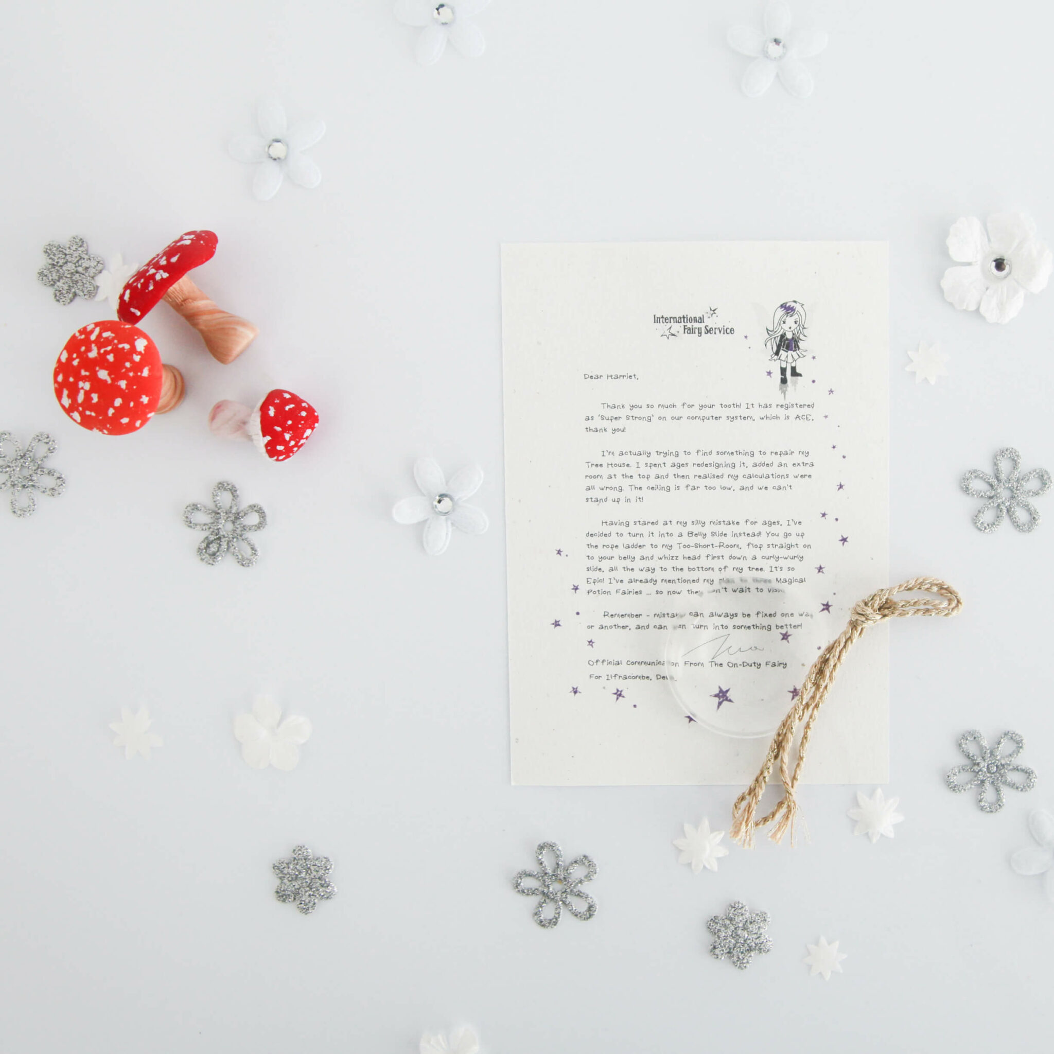 Tooth Fairy Bundle of Five Letters - No. 04 - International Elf Service