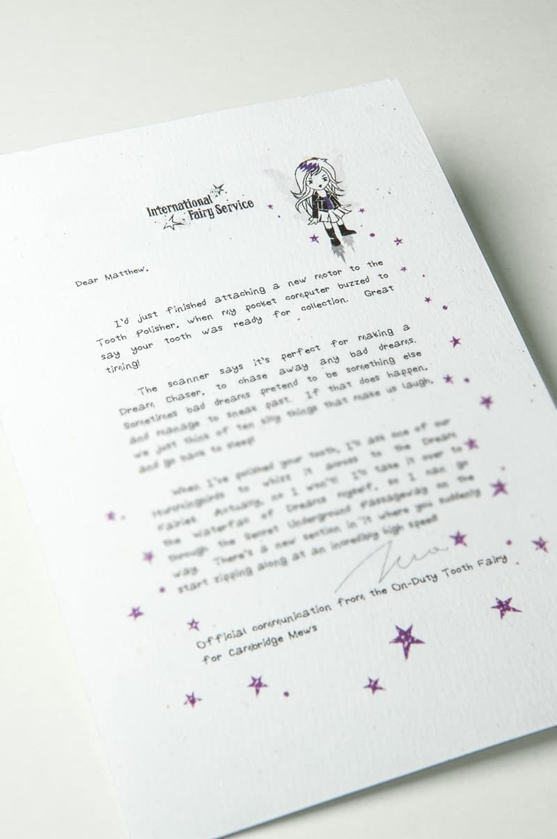 Tooth Fairy Letters No. 02 - Bad Dream Chaser - International Elf Service
