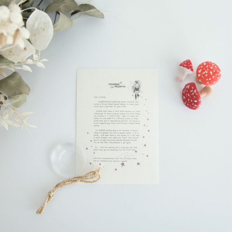 First & Last Lost Tooth Fairy Letters Archives - International Elf Service