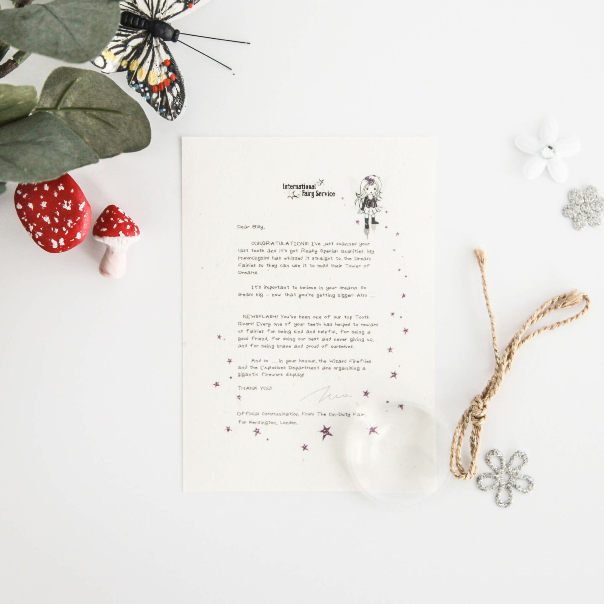 First & Last Lost Tooth Fairy Letters Archives - International Elf Service