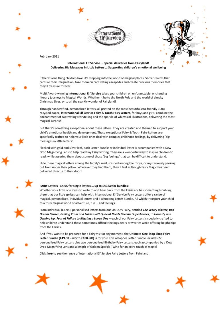 Press & Awards - International Elf Service