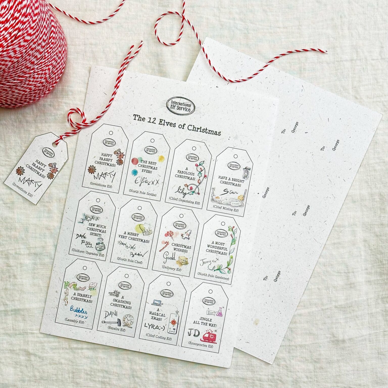 North Pole Map of the Christmas Village - International Elf Service