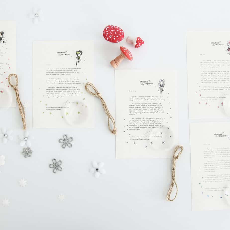 Tooth Fairy Bundle of Five Letters - No. 01 - International Elf Service