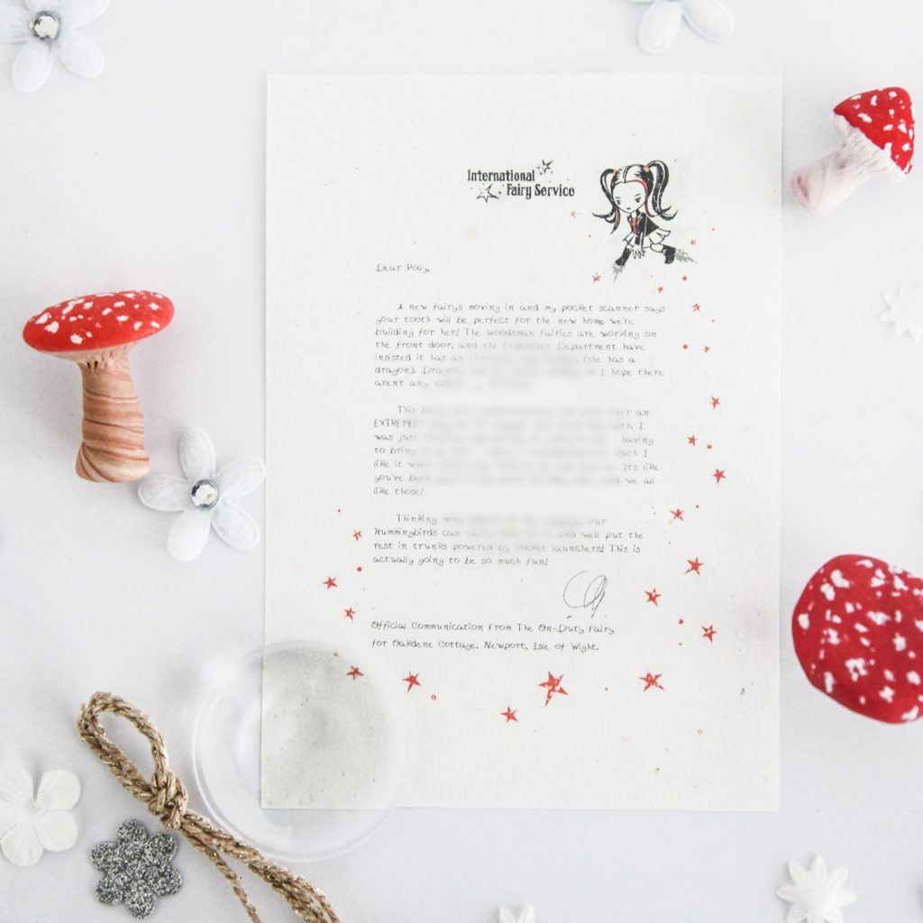 Tooth Fairy Bundle of Five Letters - No. 03 - International Elf Service