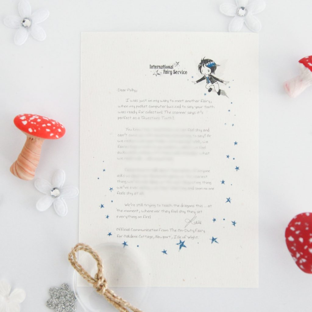 Tooth Fairy Bundle of Five Letters - No. 03 - International Elf Service